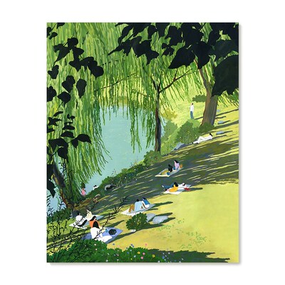 【特惠捡漏】插画师Park Hye复刻艺术版画清新治愈系风景装饰画芯
