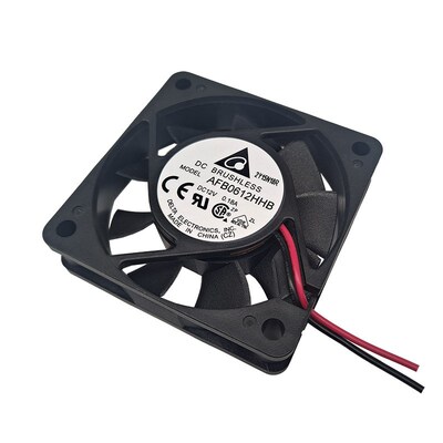 AFB0612HHB 0.18A 4500转速 12V 6015 原装台达直流二线风扇