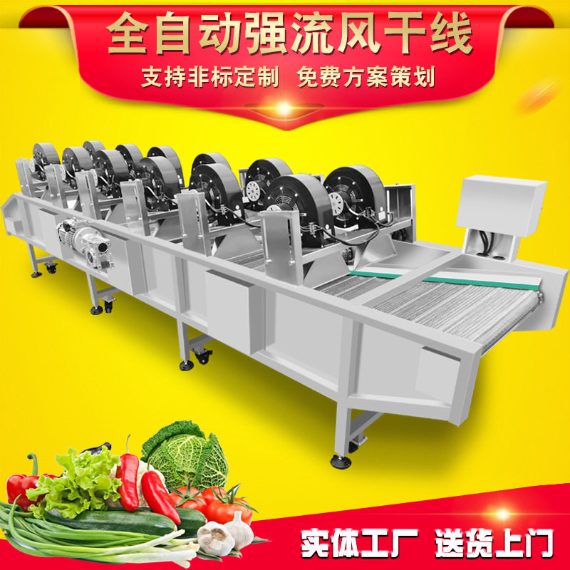 金针菇翻转式风干机 蔬菜清洗沥水风干流水 叶菜类蔬菜风干沥水机