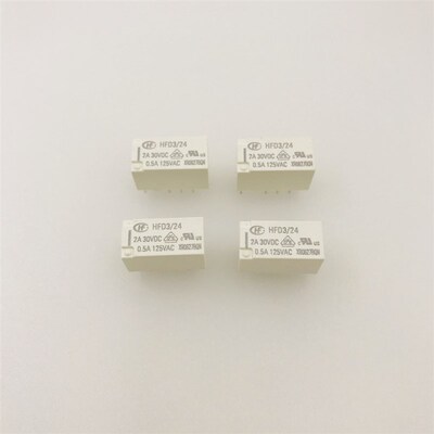 宏发继电器HFD3-24两组转换8脚单稳态0.5A1250VAC HFD3-24VDC