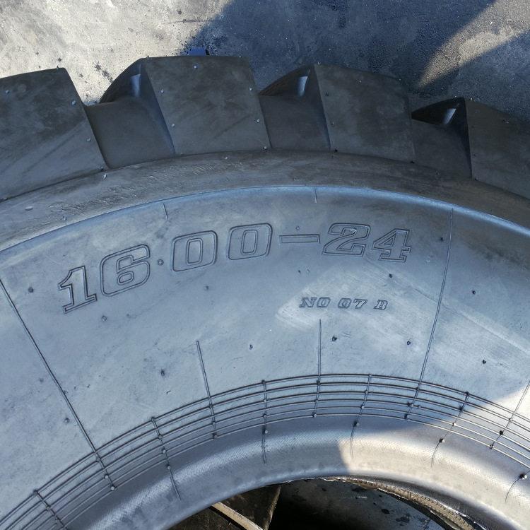 1600-24平地机轮胎E3花纹尼龙成套工程机械耐磨轮胎