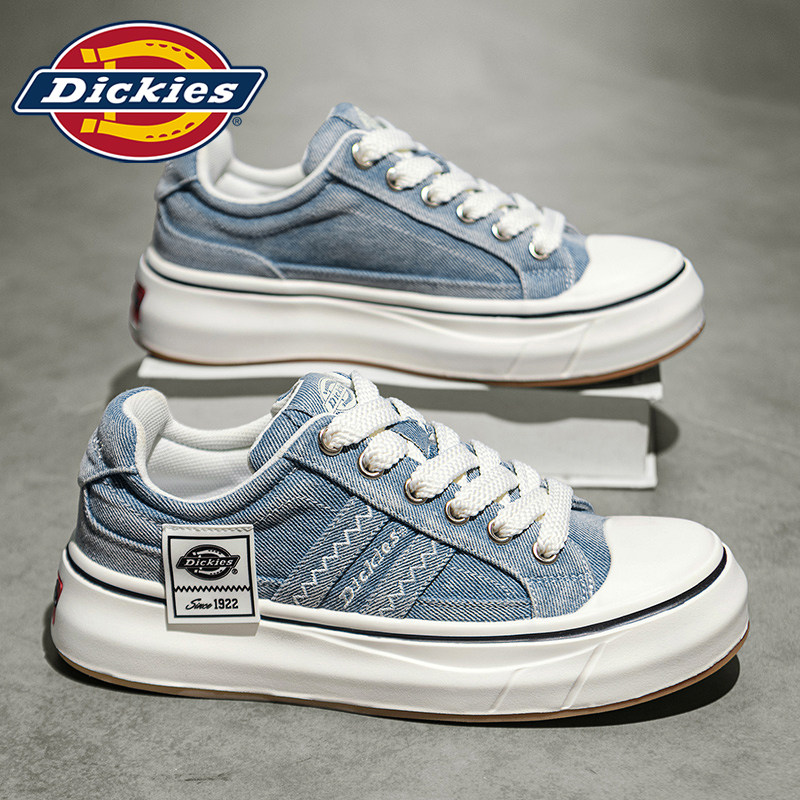 Dickies帆布鞋男夏季2026新款潮牌休闲板鞋高级感牛仔布百搭潮鞋