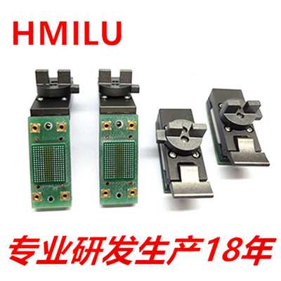 HMILU设计GDDR2345合金翻盖探针测试座 GDDR内存颗粒测试治具