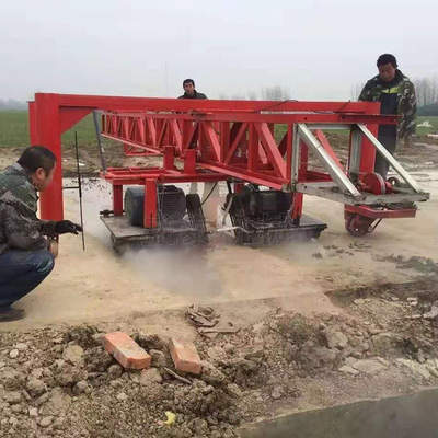 高速公路轨道刻纹机 混凝土自行走拉纹机 轨道刻纹机悬轨式刻纹机