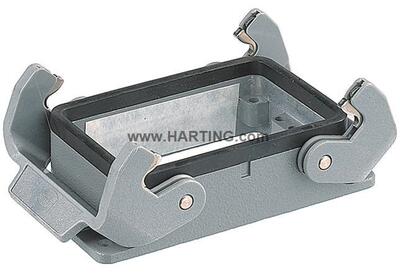 09200320301hartingHAN32A重载连接器双扣不封底下壳底座