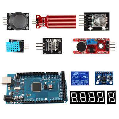 兼容MEGA2560学习套件升级版Arduino步进电机带盒子升级款可编程