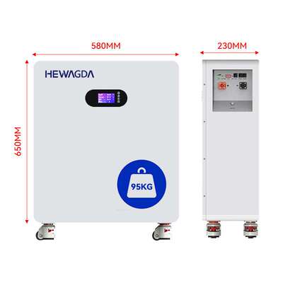 51.2v 200ah Floor Mouted Home Lifepo4 Battery 15kwh 300Ah