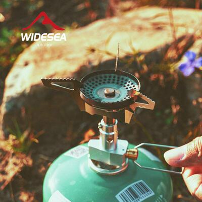 Widesea野营炉 可拆卸便携式户外气炉 新款大功率一体式迷你炉