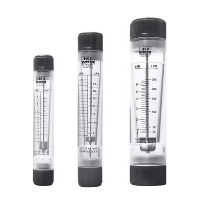 Pipeline flow meter plexiglass water treatment measurement