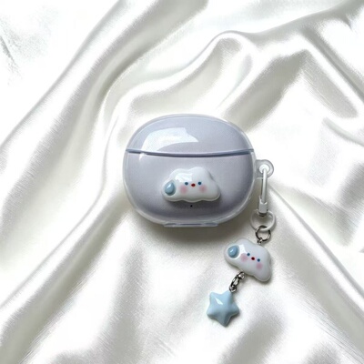 适用于VIVOtws5耳机套保护壳可爱小新透明透明tws4软壳透明防摔