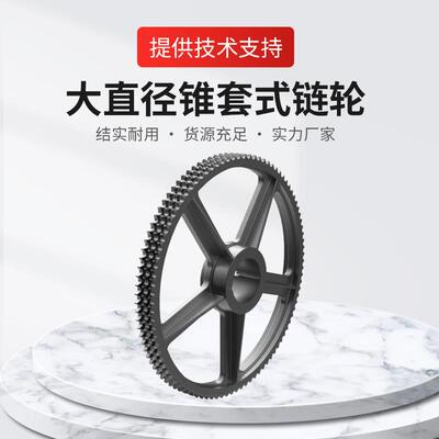 锥套式链轮大直径12B sprocket with tapber busing customize