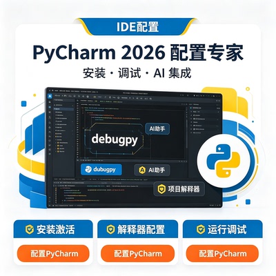 Python环境配置PyCharm 2026 安装第三方库远程安装pip 报错解决