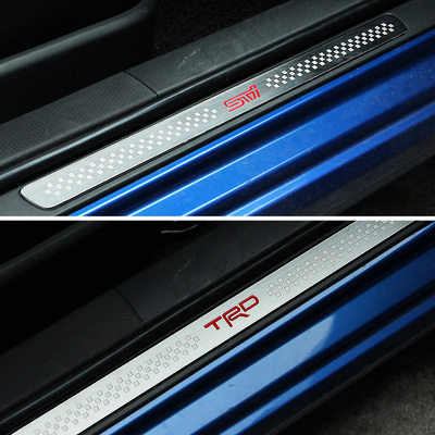BRZ 86 不锈钢 门槛条 BRZ GT 86 TRD 迎宾踏板 门边条