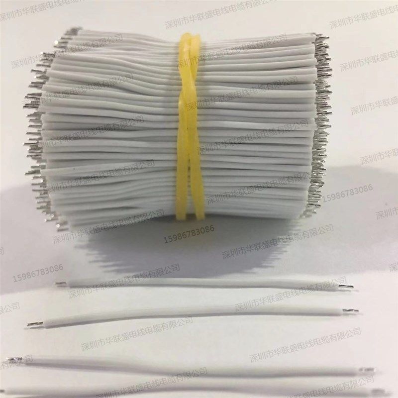 UL3239电子线AWG24加工线材镀锡线软硅胶高温线双头连接导线56780