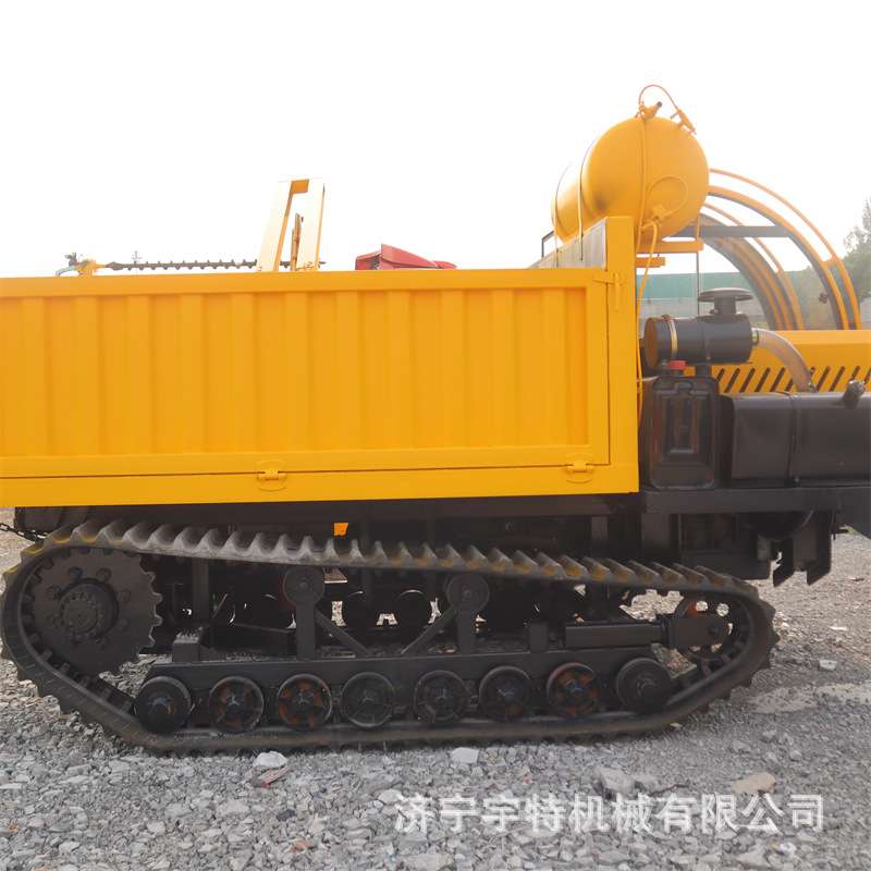 农用履带运输车水田山地小型搬运车辆果园液压自卸工程翻斗车