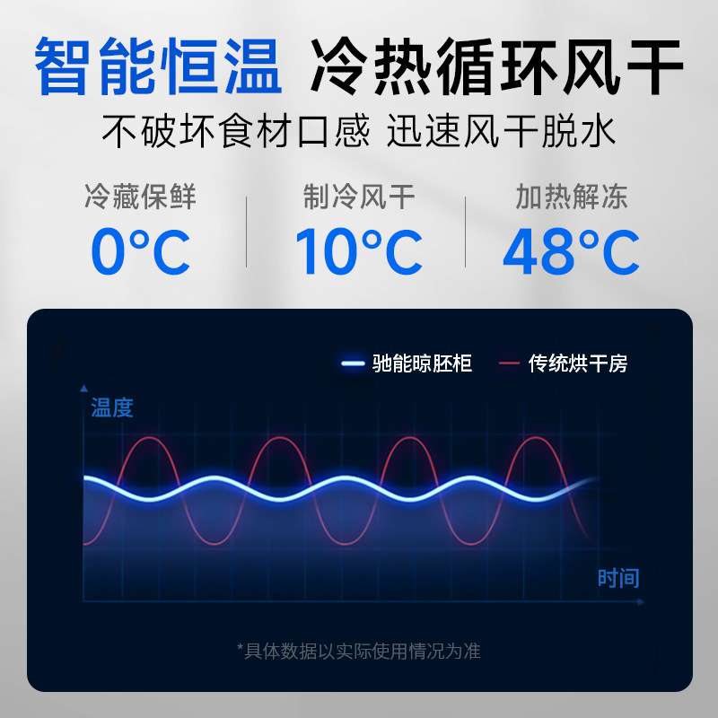 驰能晾鸭柜商用烧腊烧鸭乳鸽鹅吹干风干柜除湿保鲜风冷晾胚柜