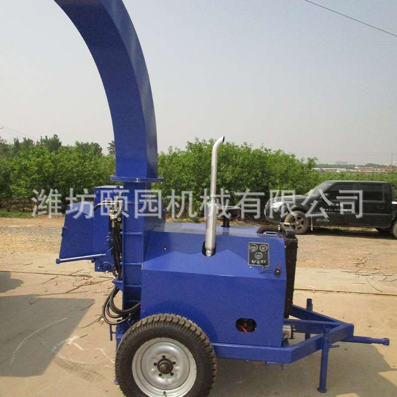 移动式小型碎木机多功能全自动柴油双口料碎枝机林业机械厂家供应