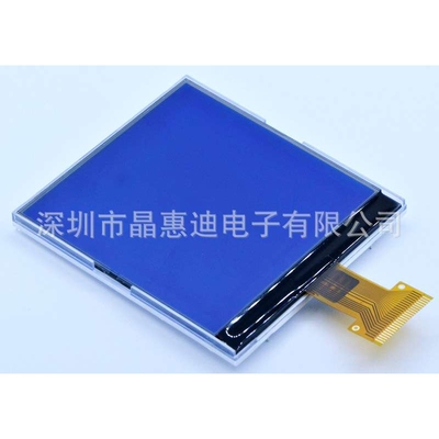 3.2寸/负显/128128/点阵/液晶屏/LCD/蓝膜/JHD128128-G62BFWZ-B