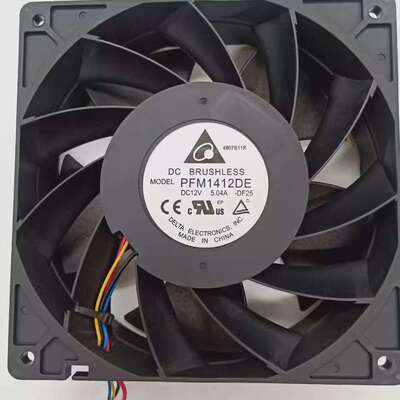 原装台达DELTA PFM1412DE 14038 14cm 12V 5.04A 4线 大风量风扇
