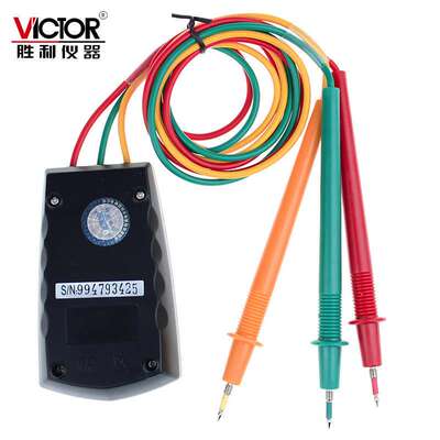 胜利VC850A 三相交流电相序表 相序仪 相序表 数字相序表