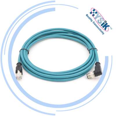 康耐视相机网线CCB-84901-2001-10 M12 X型8针转 RJ45水晶头