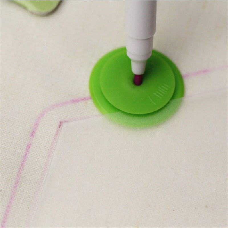DIY拼布服装布艺缝纫工具 缝份圈描线轮描线器缝缝圈 四款套装