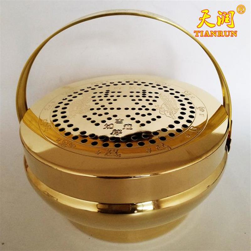 纯铜加厚火冲旺盆炉笼暖手脚怀炉新娘结婚庆用品