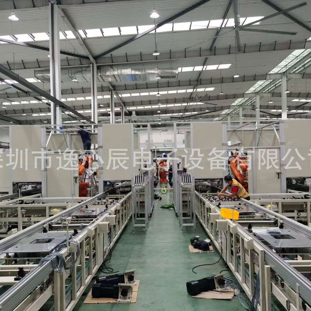 惠州全案设计液冷储能电池总装测试线顶升移载返板升降组装线
