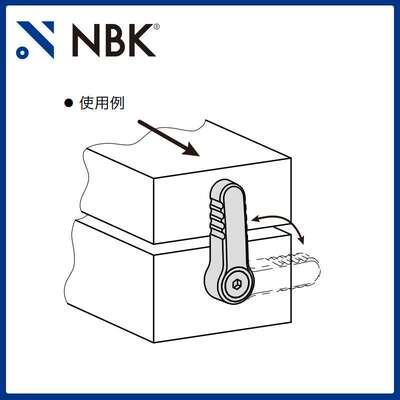 NBK LSLT止动锁定手柄 固定工件防止滑落 银黑两色 厂家直供