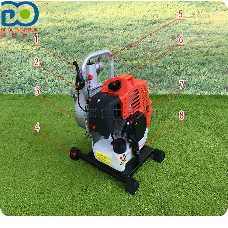 WP10A型自吸水泵 二冲程汽油机排水泵 园林花草灌溉抽水工具