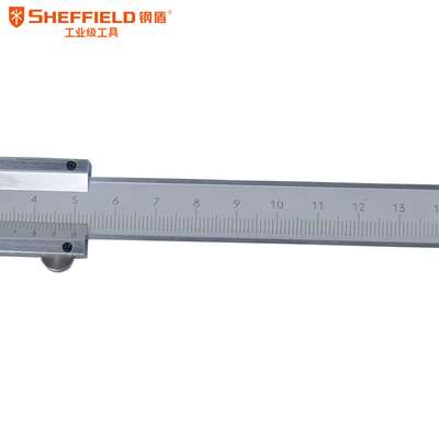 钢盾（SHEFFIELD）S071001机械游标卡尺150mm 不锈钢卡尺