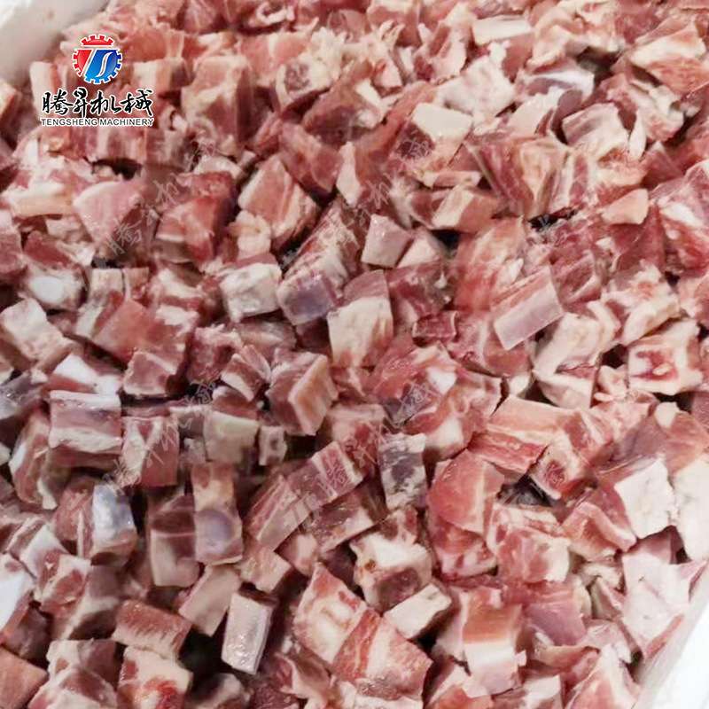 大型全自动冻牛肉切丁机 冻鸡鸭鹅鱼排骨切块机 多功能肉类切割机