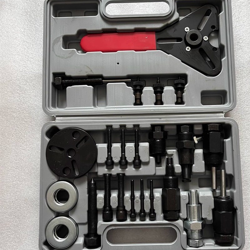 23件汽车空调压缩机离合器轴承拆卸工具 冷气泵拆装工具/吸盘拉马