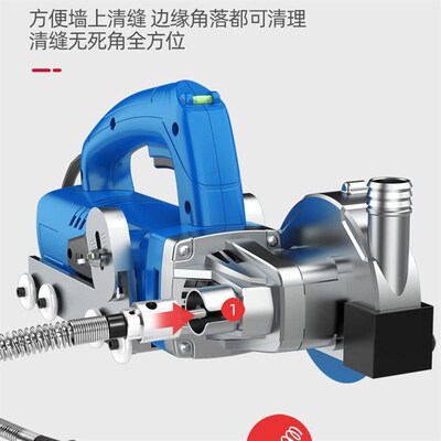 张怀玉三代电动清缝机瓷砖美缝剂施工具自吸墙面新款开缝器开槽器