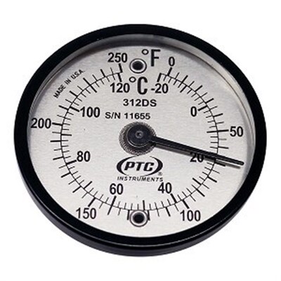 磁性表面温度计美国PTC双刻度312DS 313DS 314DS 315DS 312DSL