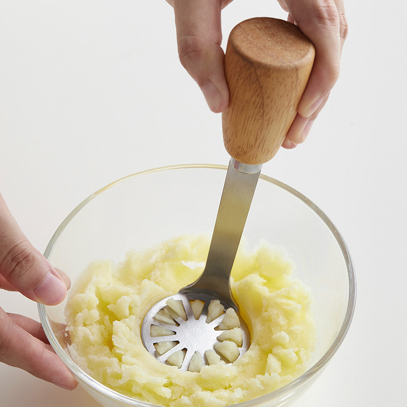 不锈钢土豆泥压泥器挤压器家用宝宝婴儿辅食手动捣碎器紫薯捣泥器