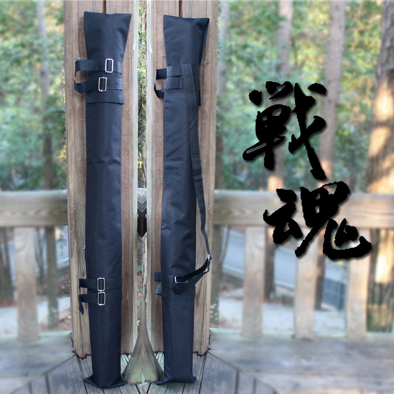 剑袋剑套加厚加长双层太极剑包可背纯黑色防水帆布老炮儿黑金刀袋