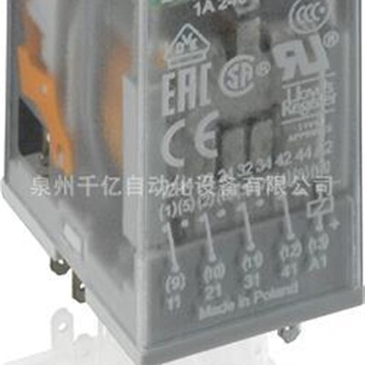 CR-M系列微型插拔式中间继电器头部CR-M110DC4LG;10050190