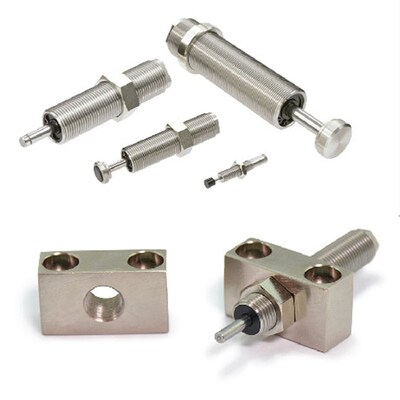 米思米 RB08-X331 M8/M10/M12/M14-油压液压缓冲器安装支架固定座
