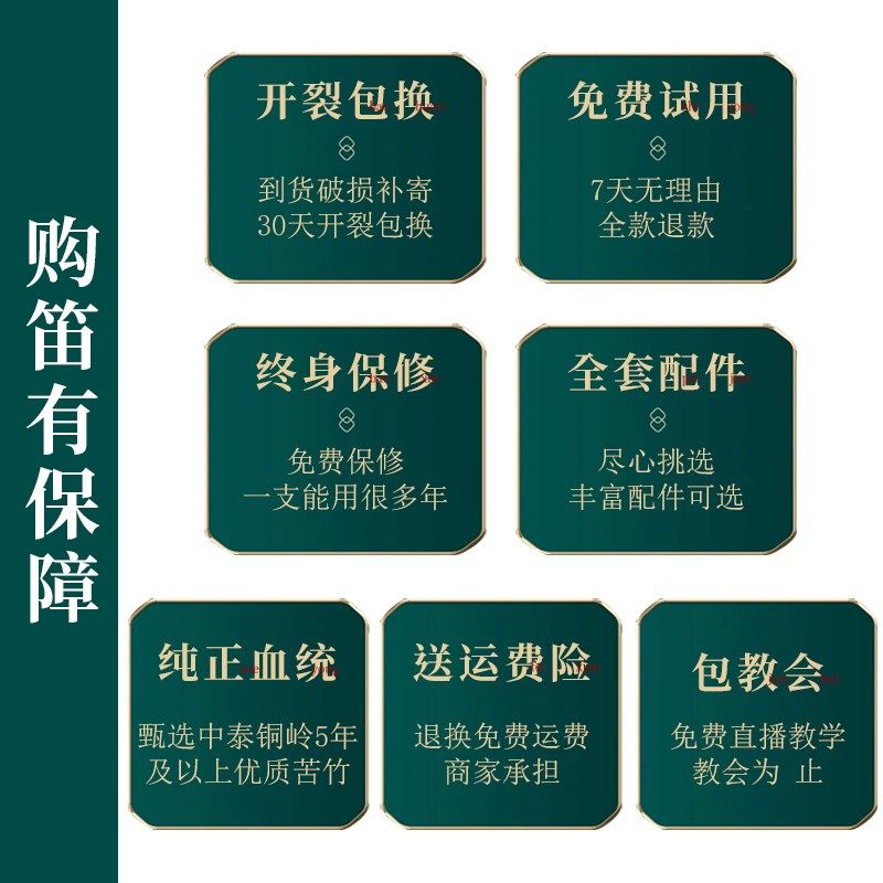 便携小短笛初学推荐随身携带无膜孔无需贴膜竹笛短笛笛子