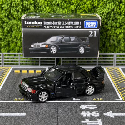 多美卡Tomica Tomy合金玩具车 黑盒TP21奔驰梅赛德斯190E汽车模型