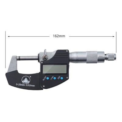 千分尺 大屏数显公英制 0-25mm外径千分尺精度0.001mm 螺旋测微器