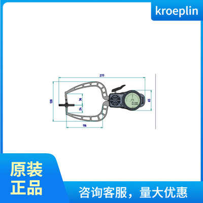 优势供应德国kroeplin指针内径卡规K330T