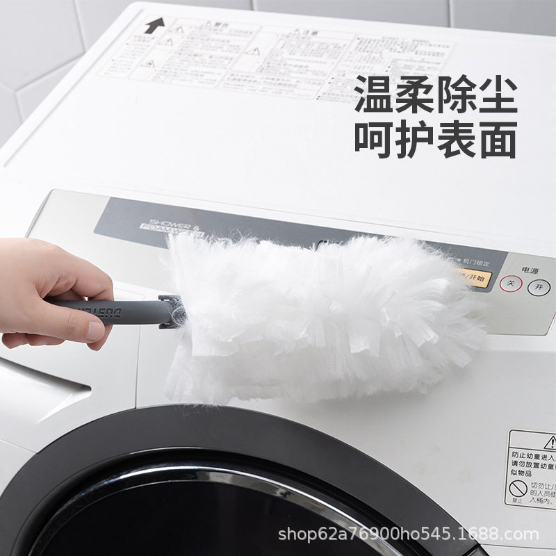 静电除尘掸子家用一次性床底毯子吸附扫灰汽车刷子可折叠鸡毛掸子