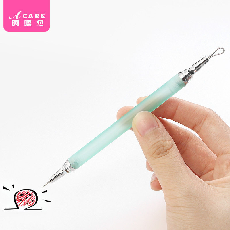 粉刺针C1pn001-挤痘痘工具除黑头脂肪粒镊子脸部家用便携粉刺针