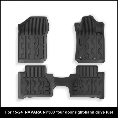 适用于15-24款纳瓦拉NAVARANP300汽车脚垫全TPE脚垫后斗垫子跨境