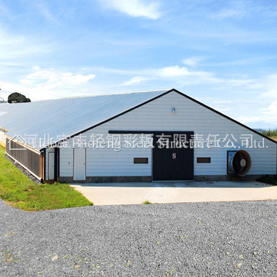 菲律宾禽舍钢构棚 抗台风防腐蚀 养殖场专用定制