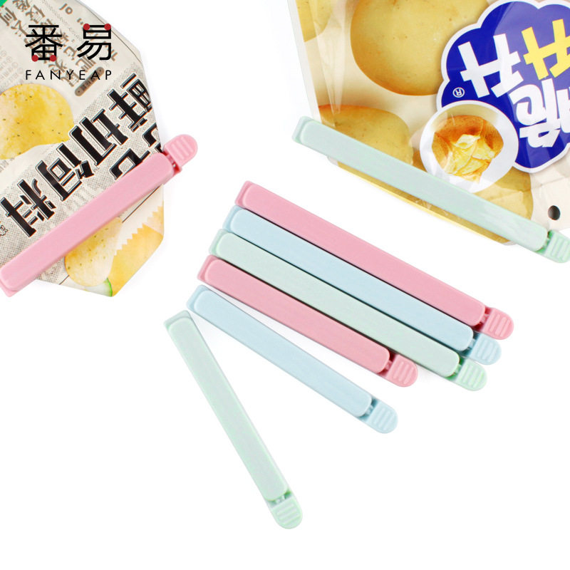 封口夹B1pn001-零食密封夹封袋夹食品密封夹保鲜素色塑料袋食物