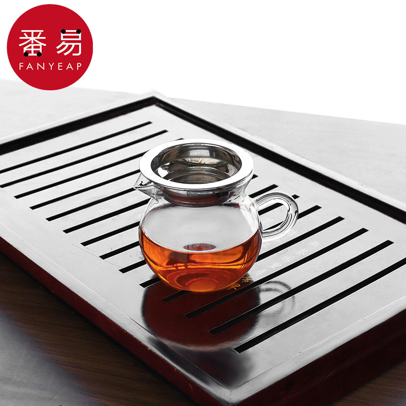 杯子/玻璃/公道杯C1pn001-功夫茶茶漏一体耐热耐高温家用待