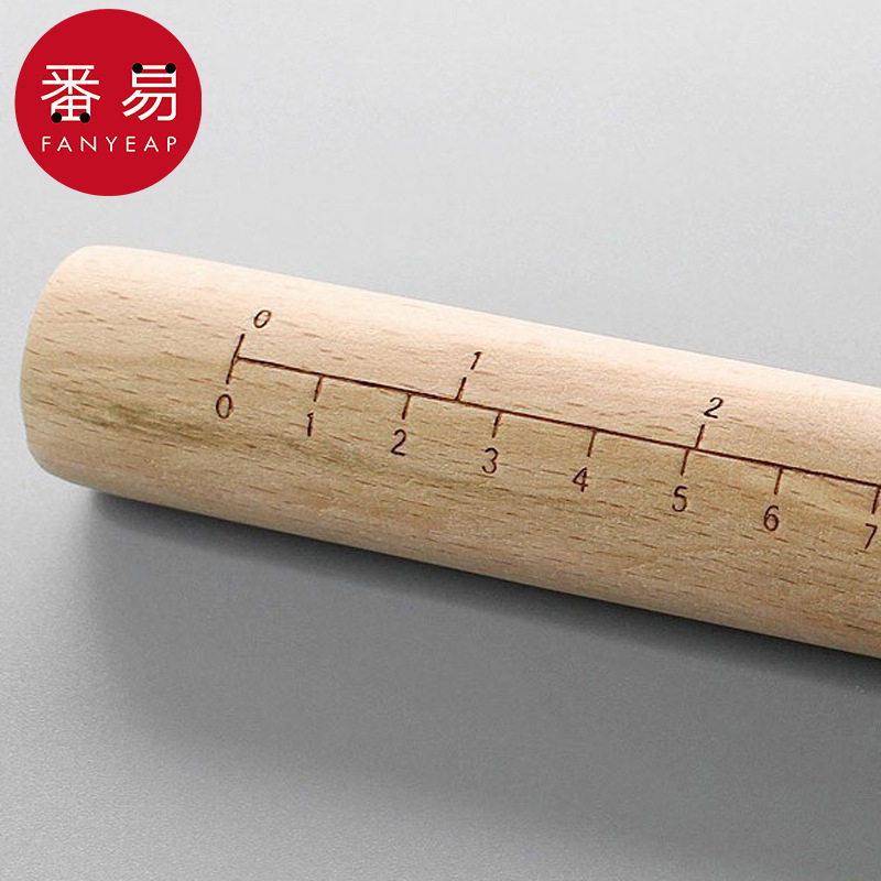 擀面杖A1pn001-实木大小压面棍家用厨房饺子皮棍面棒加长烘焙工具